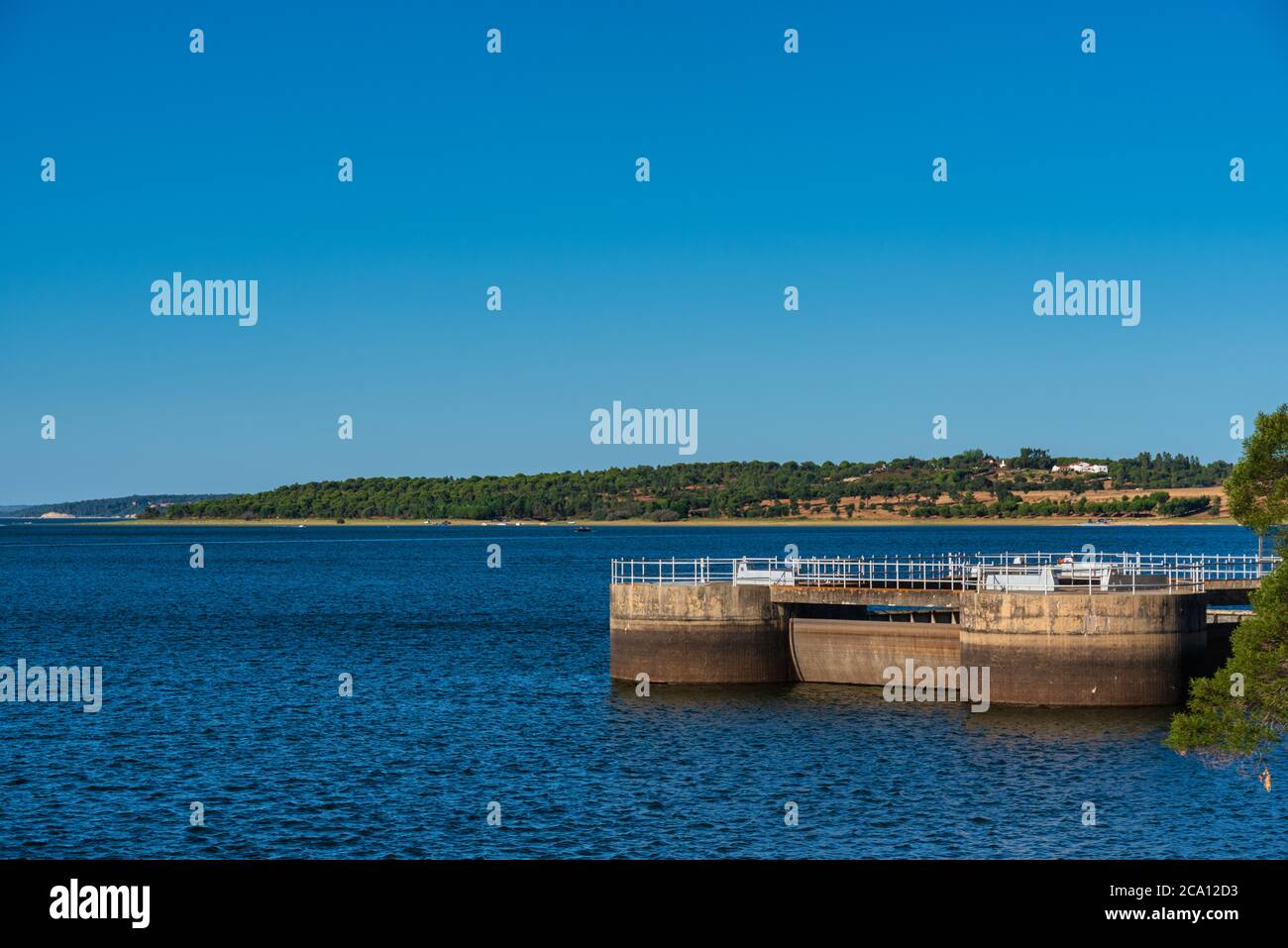 Montargil dam in Alentejo Portugal Stock Photo - Alamy