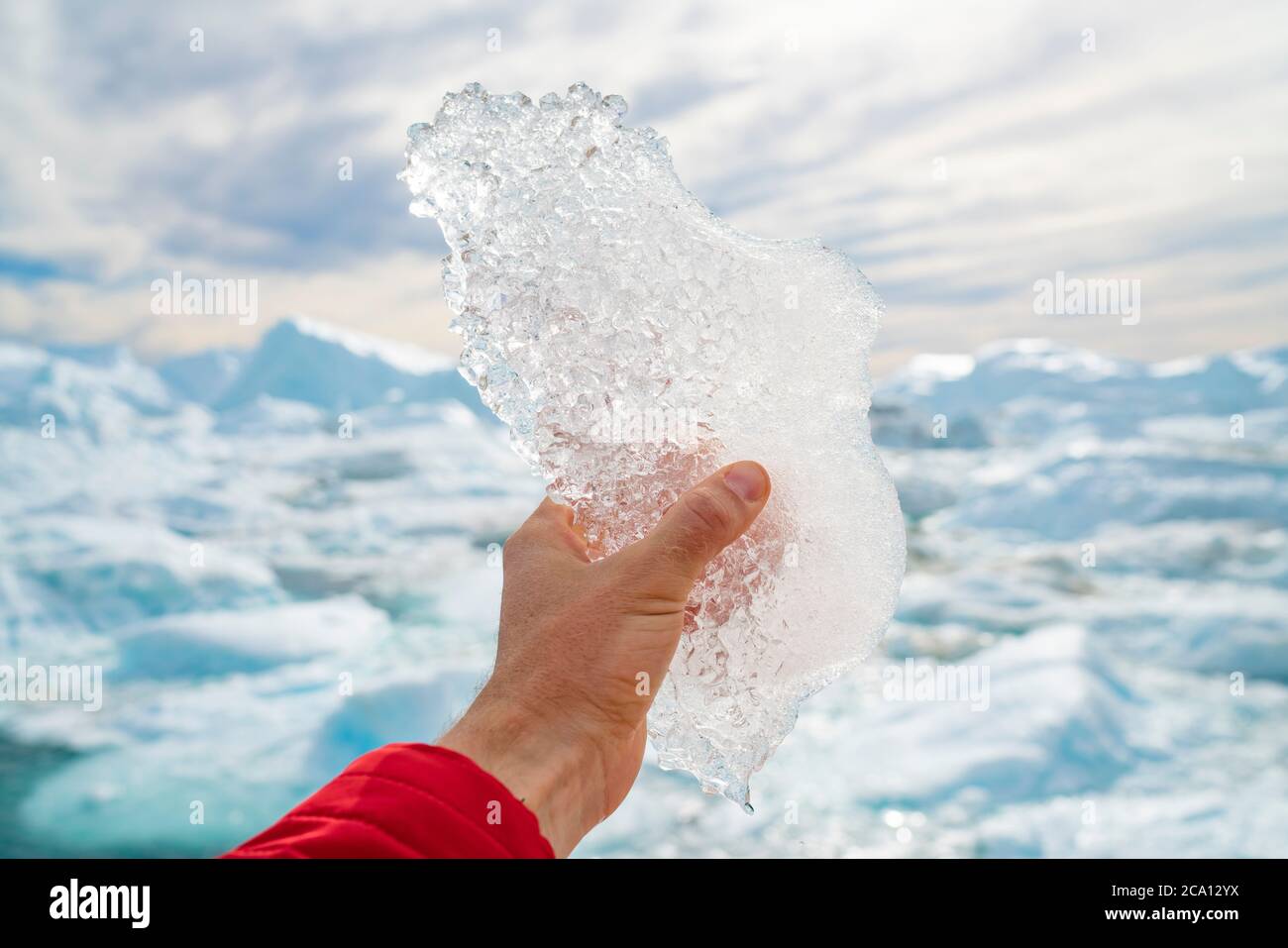 Global warming, climate change and Environmental protection concept ...