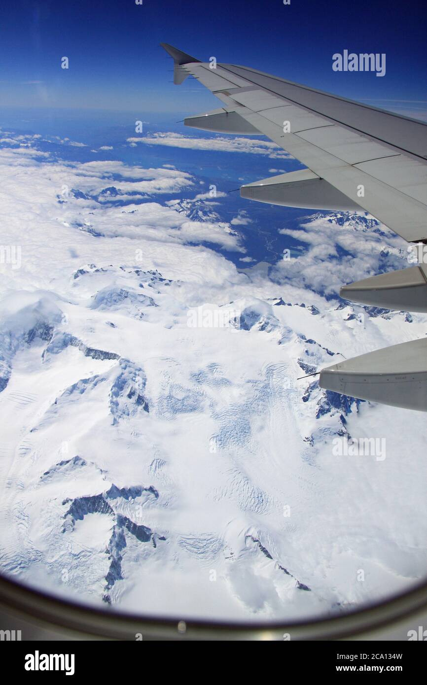 Aerial views of Chile from an aircraft Stock Photo - Alamy