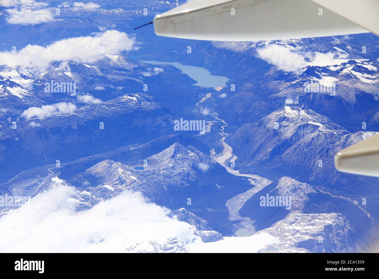 Aerial views of Chile from an aircraft Stock Photo - Alamy