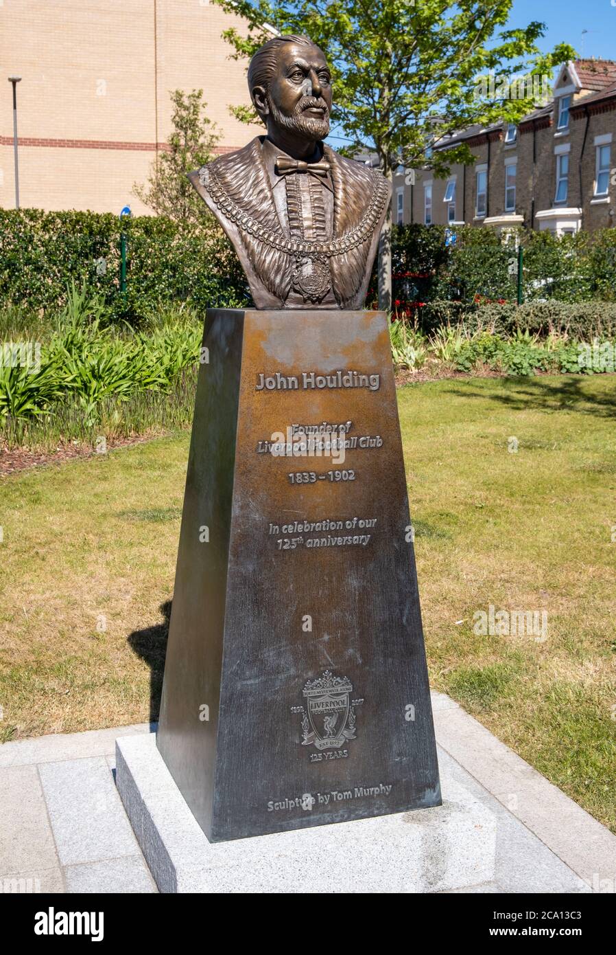 Statue of John Houlding Founder of Liverpool Football Club in Liverpool ...