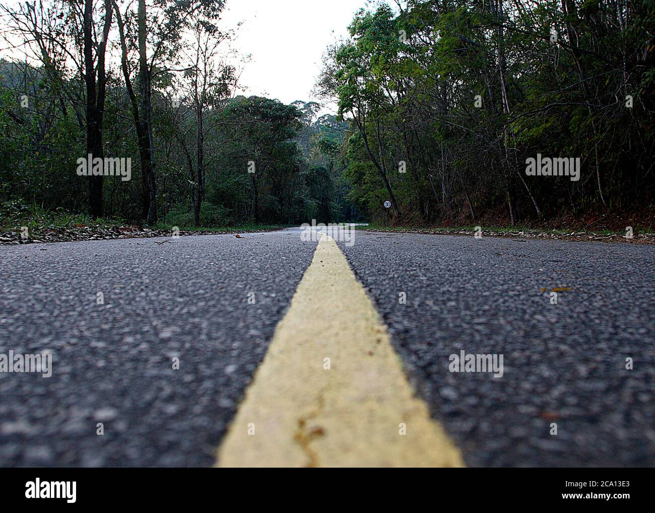 Empty road without trip car hi-res stock photography and images - Alamy