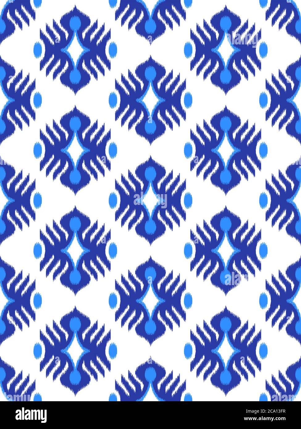 Traditional ikat fabric pattern. Seamless geometric pattern, based on ... Traditional ikat fabric pattern. Seamless geometric pattern, based on ...