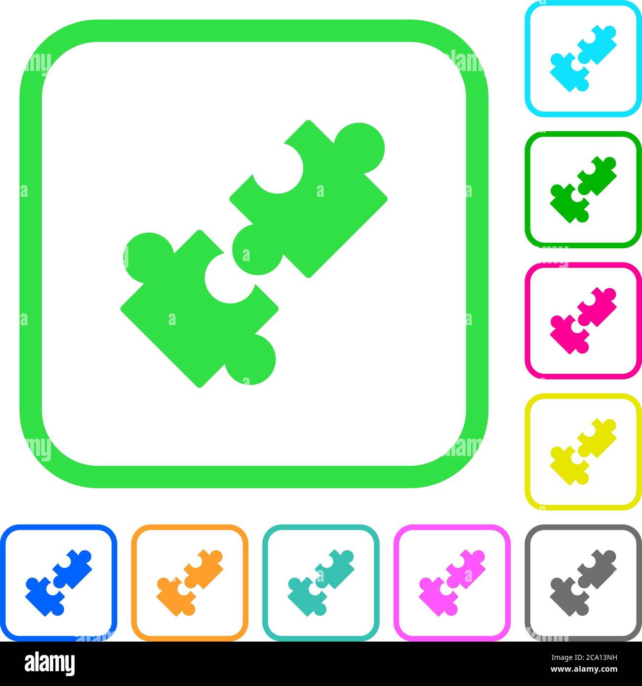 Cooperation vivid colored flat icons in curved borders on white ...