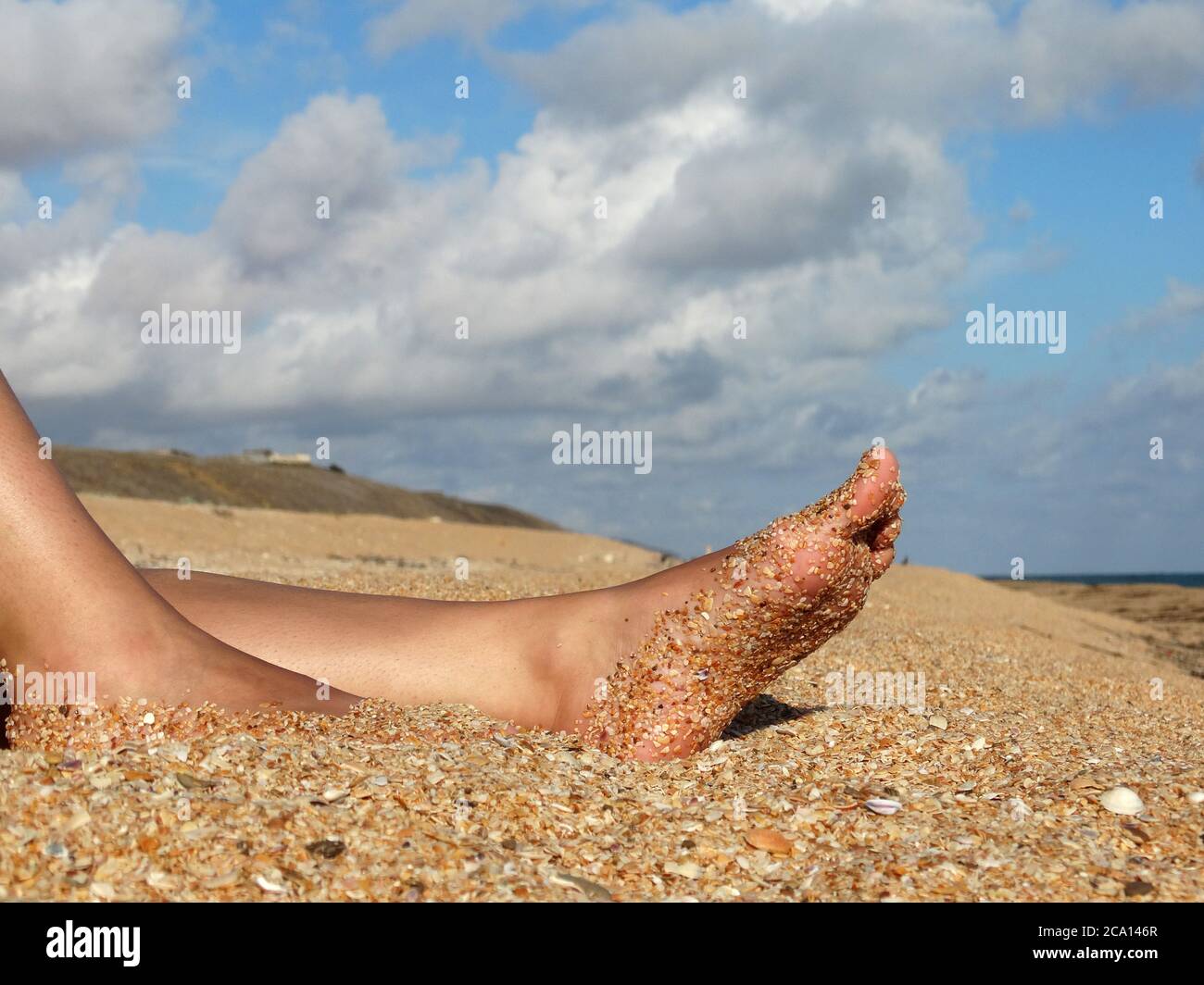 Tanned Legs High Resolution Stock Photography and Images - Alamy