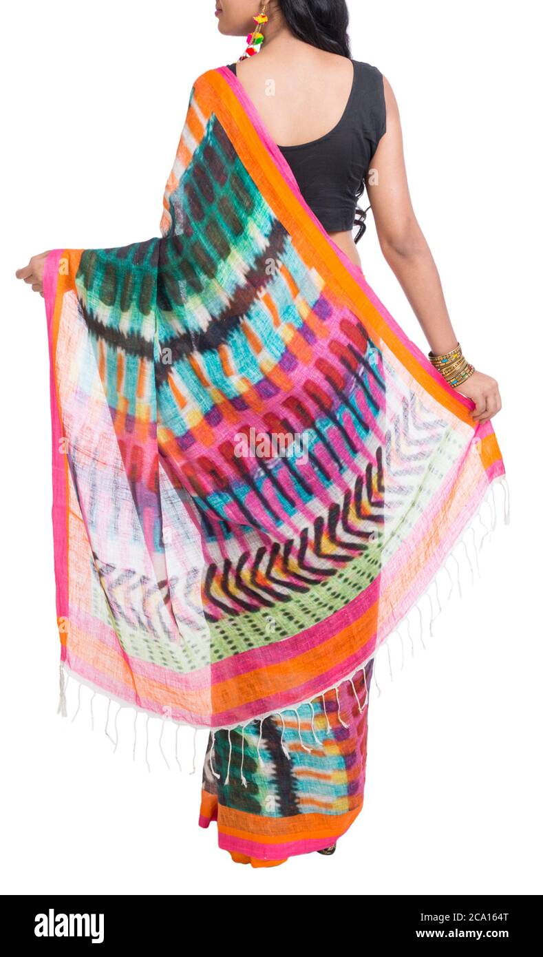 indian ethnic saree designs and catalogue Stock Photo - Alamy