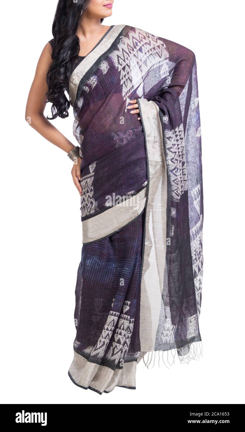 indian ethnic saree designs and catalogue Stock Photo - Alamy