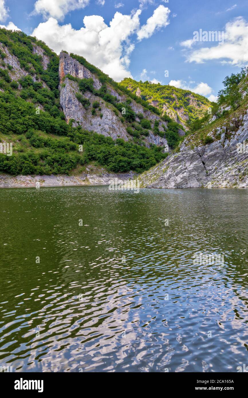 Uvac river canyon meanders in southwest Serbia Stock Photo - Alamy