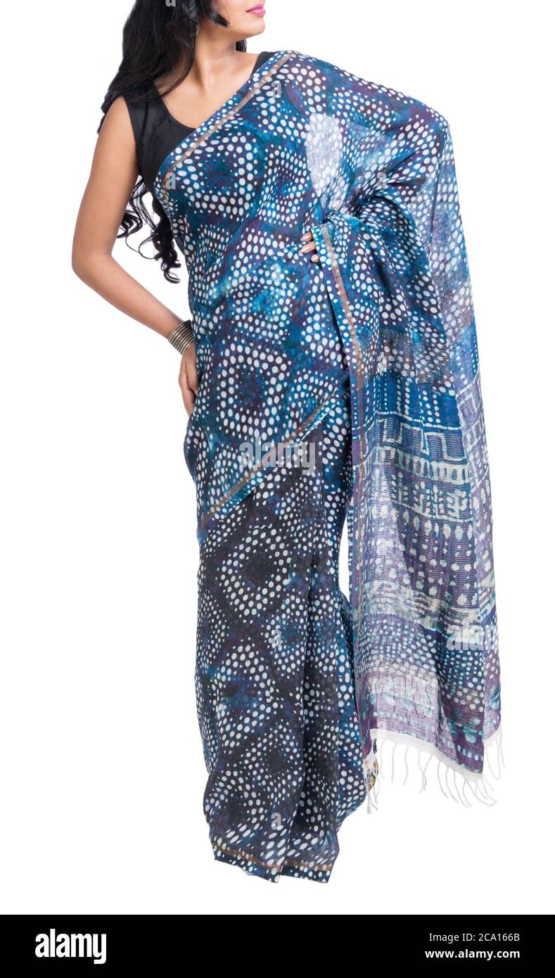 Saree pattern Cut Out Stock Images & Pictures - Alamy