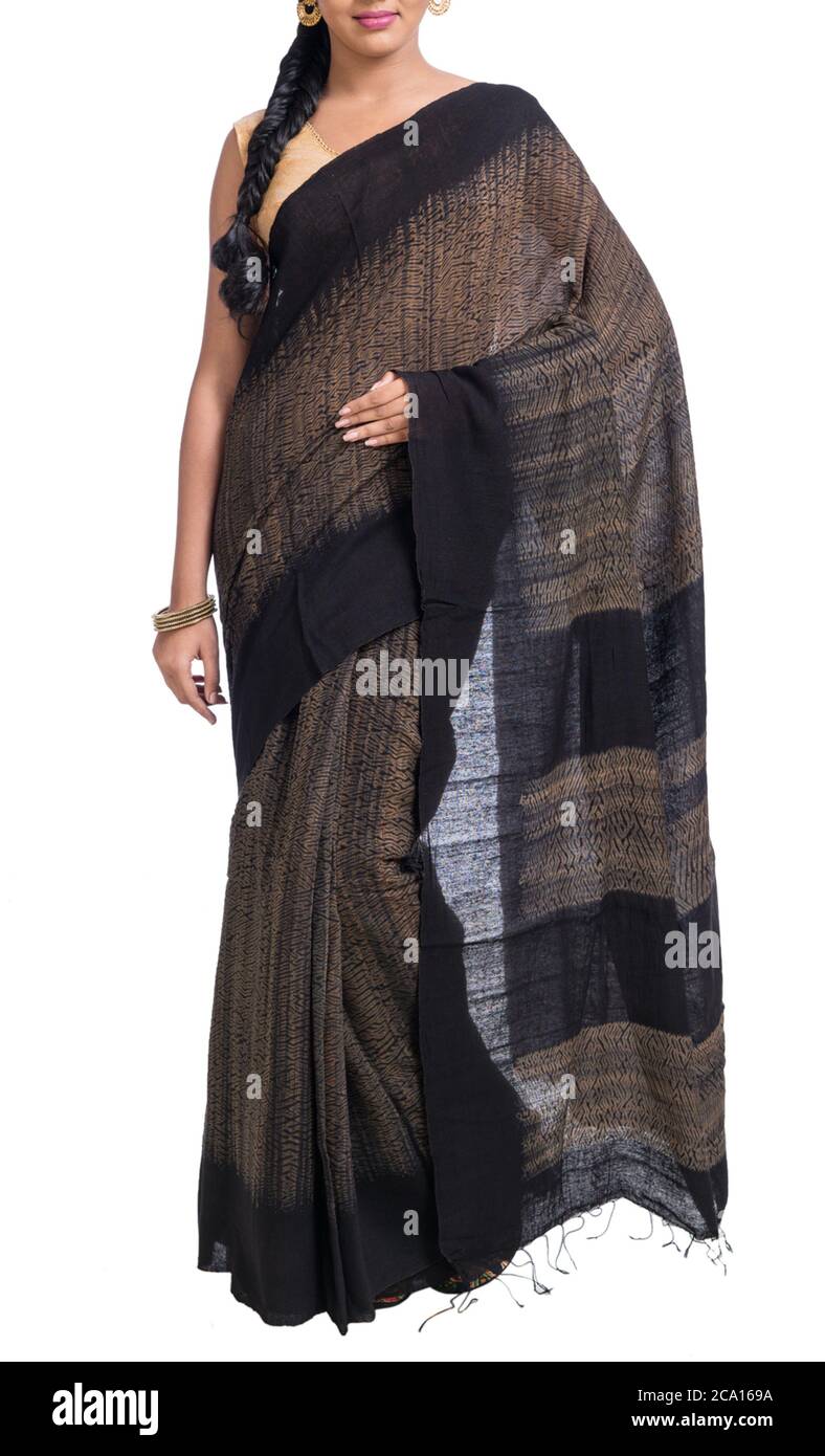 indian ethnic saree designs and catalogue Stock Photo - Alamy