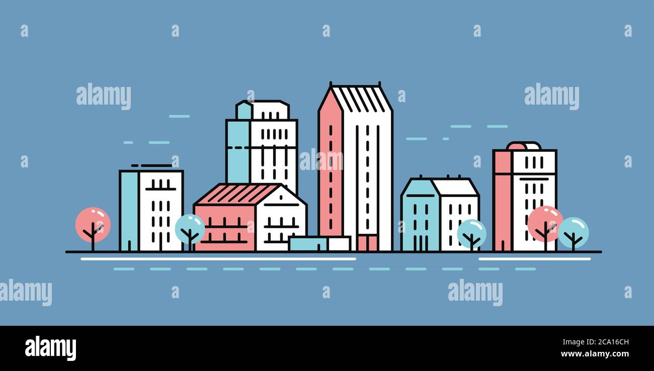 High tourism in the city Stock Vector Images - Alamy