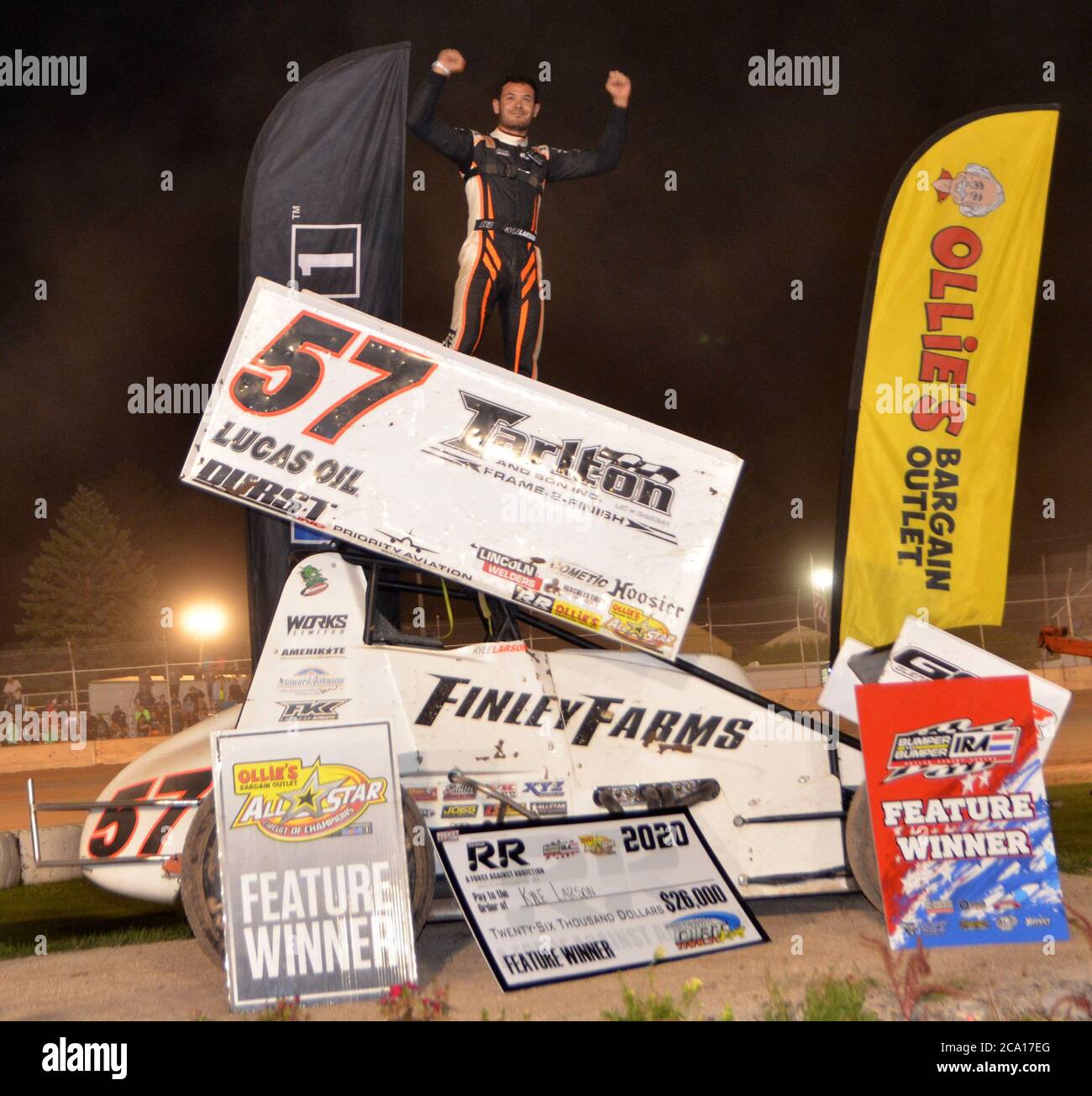 Plymouth, Wisconsin, USA. 30th July, 2020. Former NASCAR driver Kyle ...