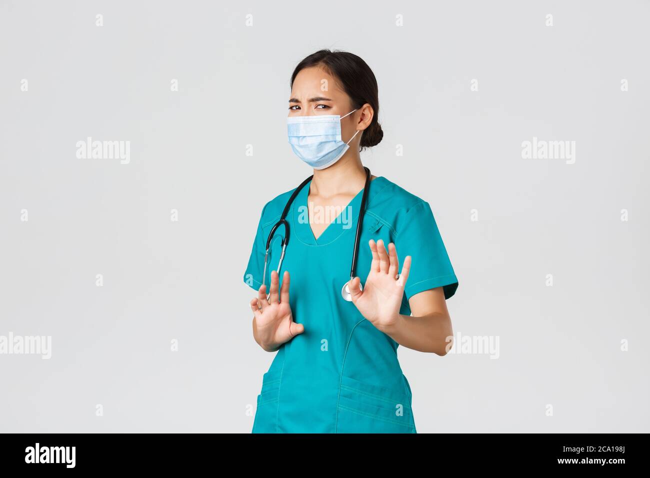 Avoiding germs hi-res stock photography and images - Alamy