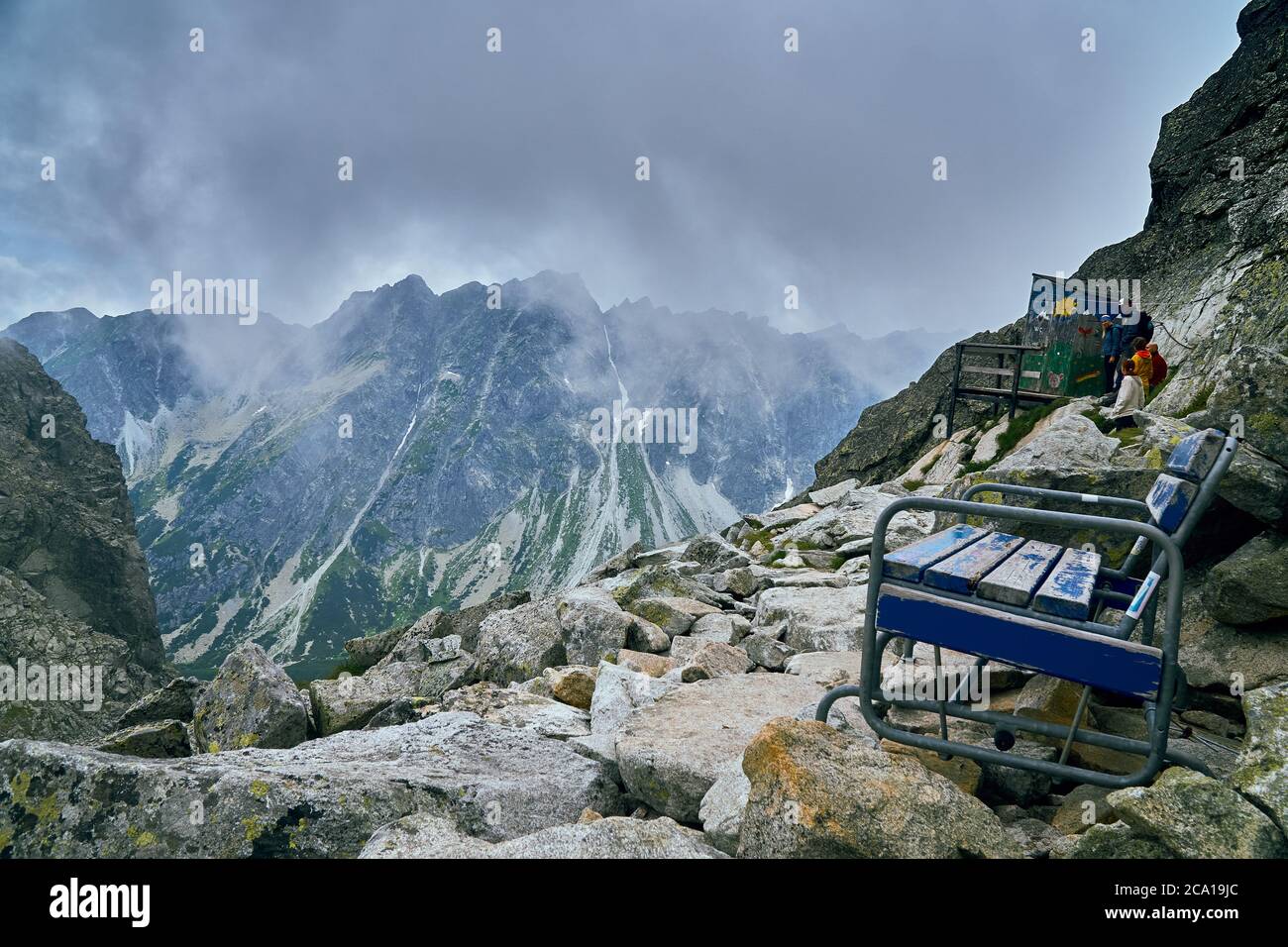 The highest toilet in the Tatras - chata pod Rysami (Rysy). Beautiful ...