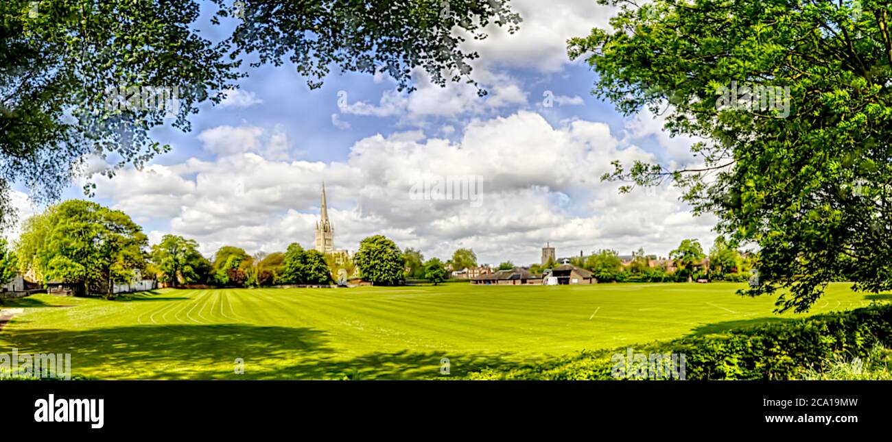 Norwich Cathedral Summer Stock Photo - Alamy