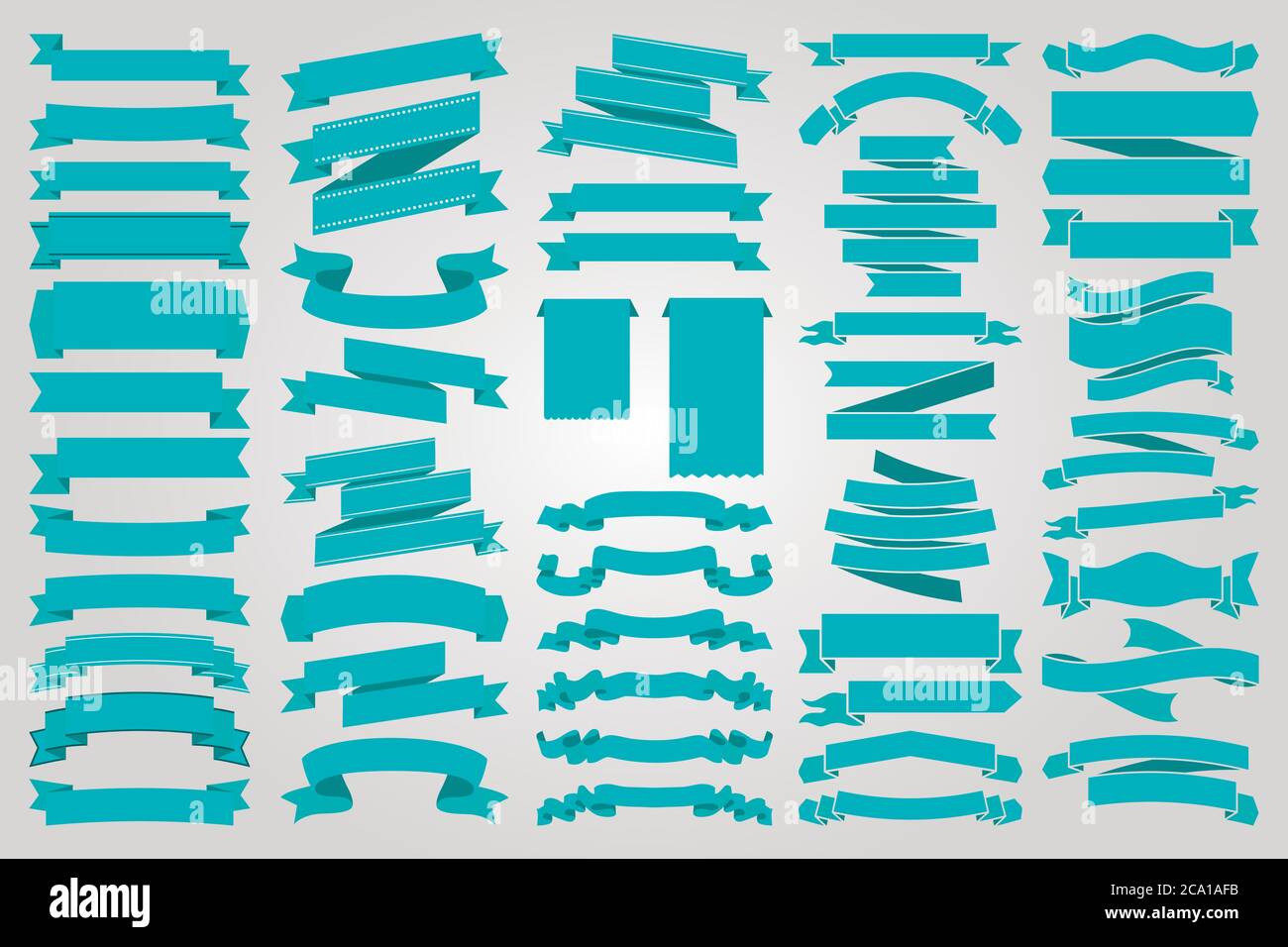 Ribbons and Tags Collection Set Vector Design Stock Vector Image & Art ...