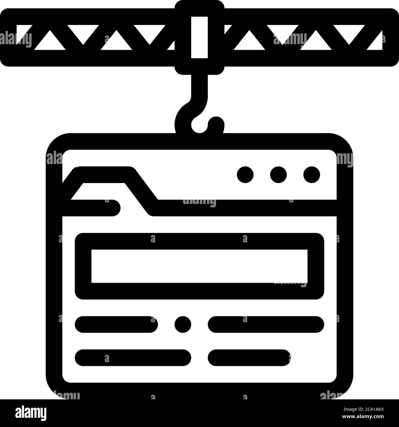Pictograms construction site Cut Out Stock Images & Pictures - Alamy