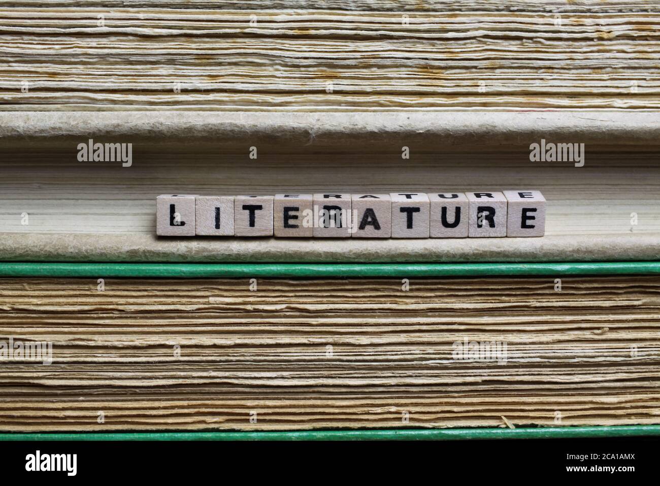 Wooden letter blocks forming word hi-res stock photography and images ...