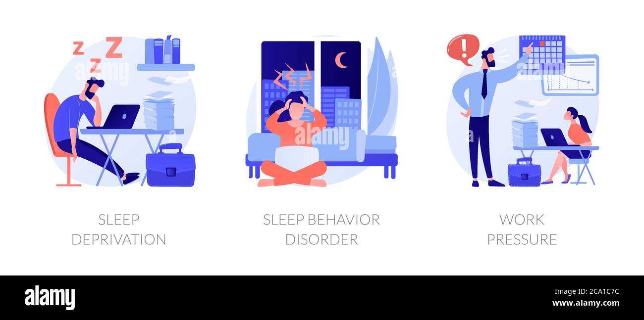 Stress management abstract concept vector illustrations Stock Vector ...