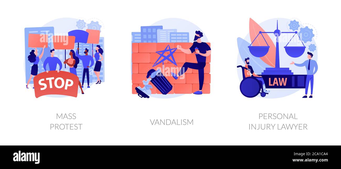 Riots outrage abstract concept vector illustrations Stock Vector Image ...