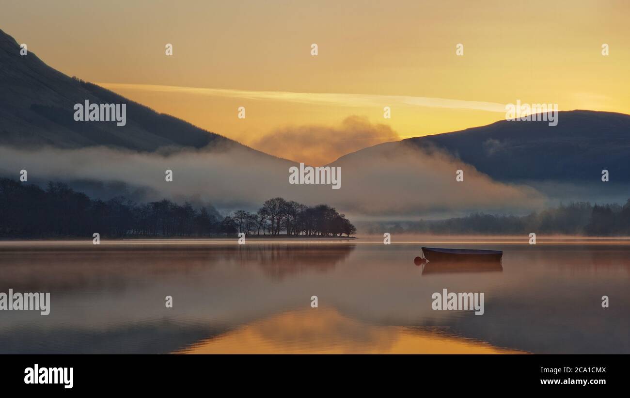 Scottish valleys and hills hi-res stock photography and images - Alamy