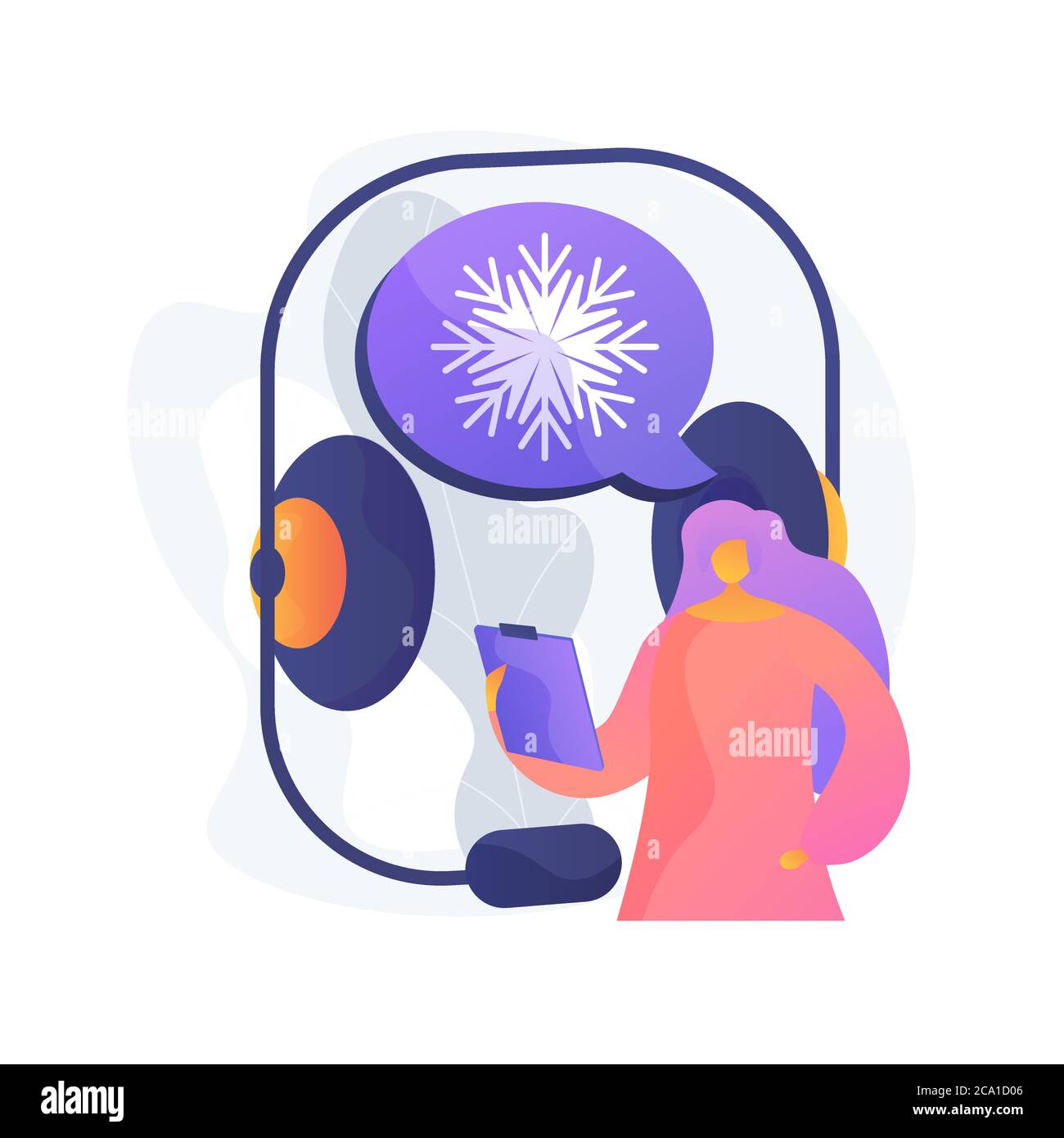 Cold calling abstract concept vector illustration Stock Vector Image ...