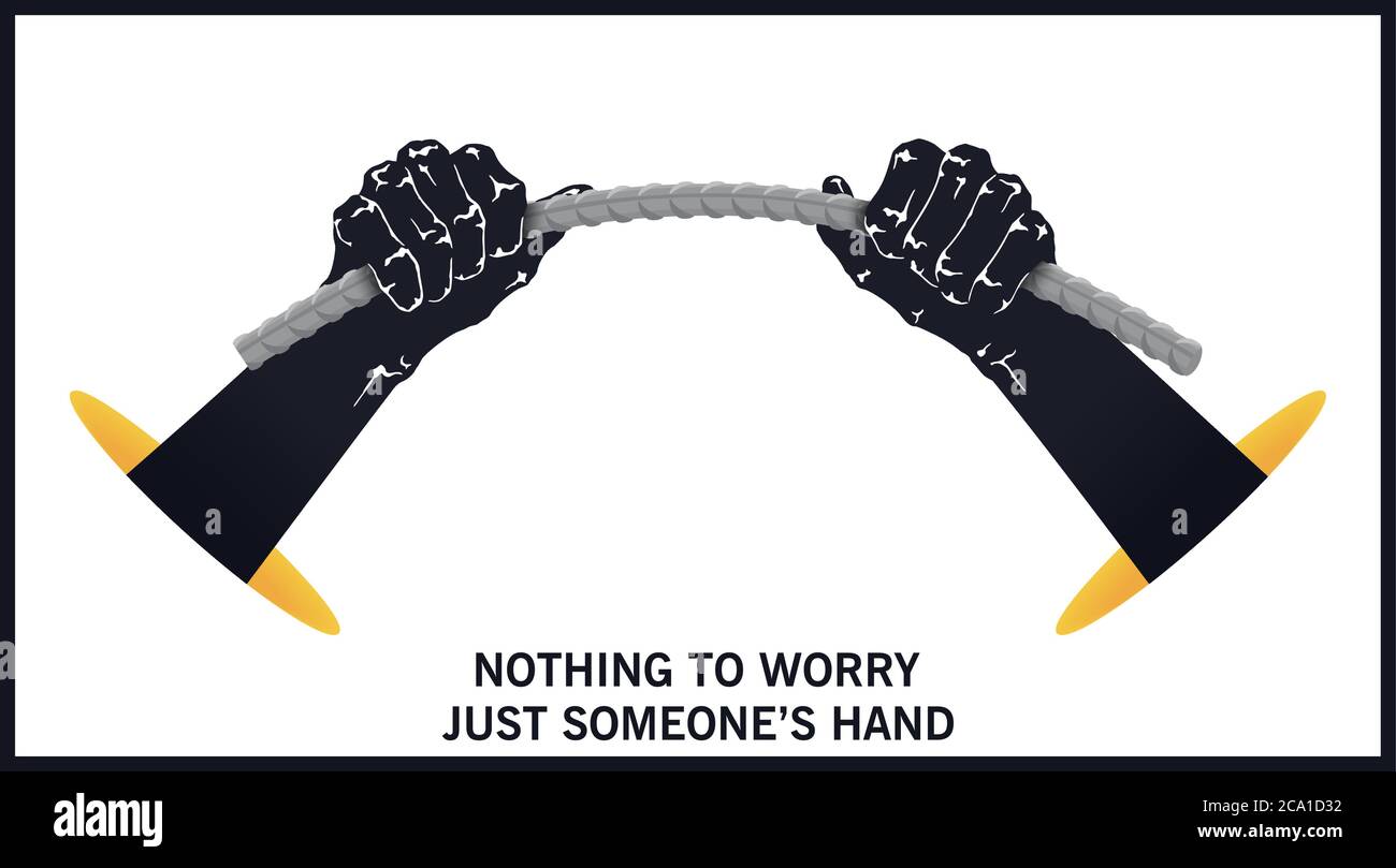 Bending hands Stock Vector Images - Alamy