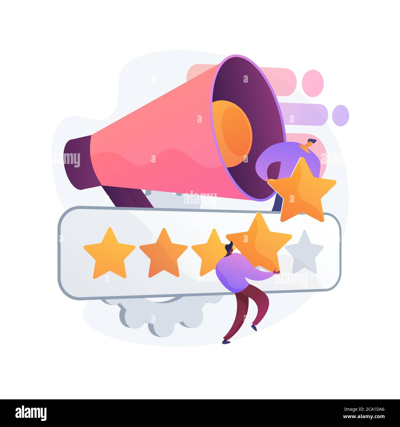 Brand reputation abstract concept vector illustration Stock Vector ...