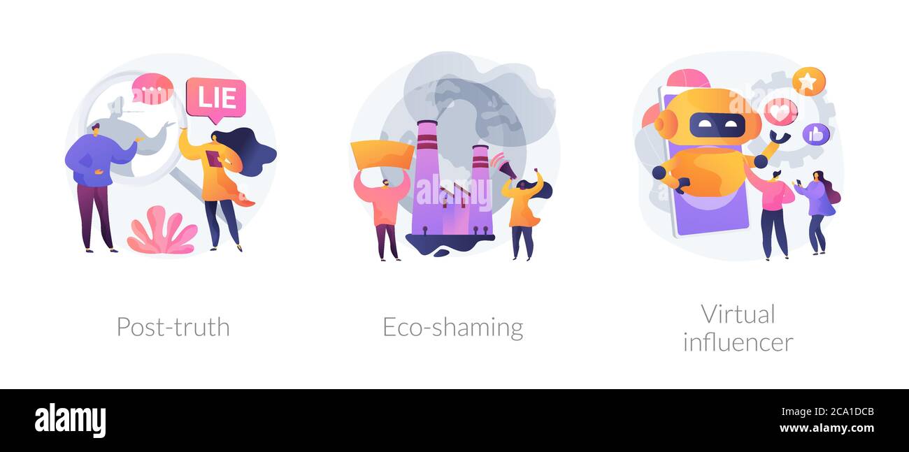 Media influence abstract concept vector illustrations Stock Vector ...