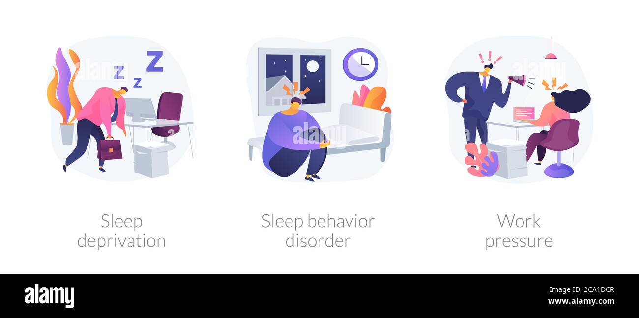 Stress management abstract concept vector illustrations Stock Vector ...