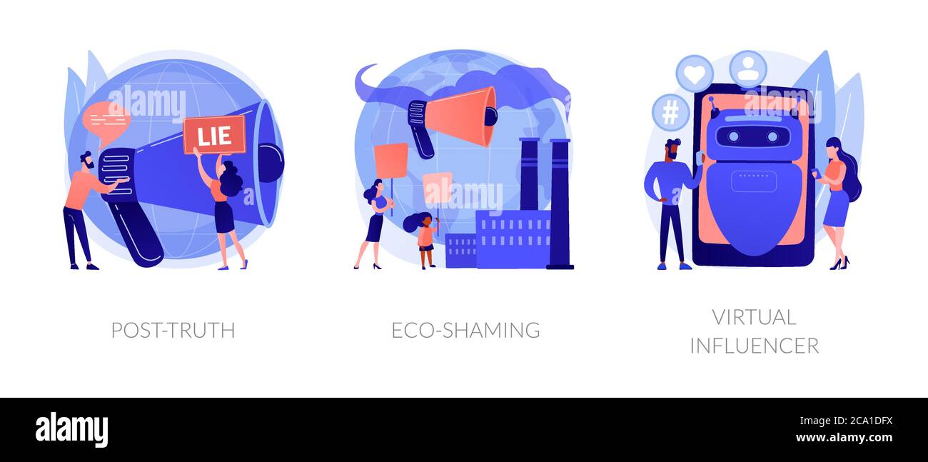 Media influence abstract concept vector illustrations Stock Vector ...