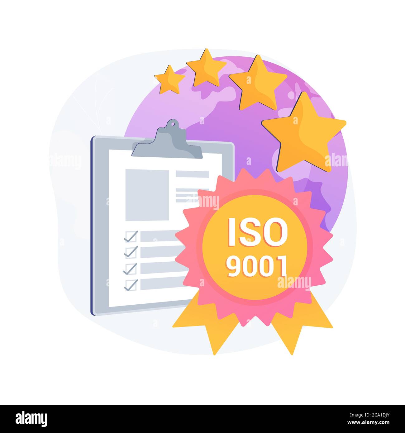 Standard for quality control abstract concept vector illustration Stock ...