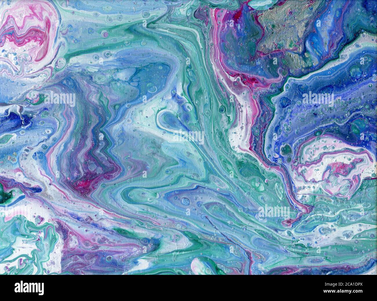 Abstract colorful background. Fluid acrylic pour painting Stock Photo ...