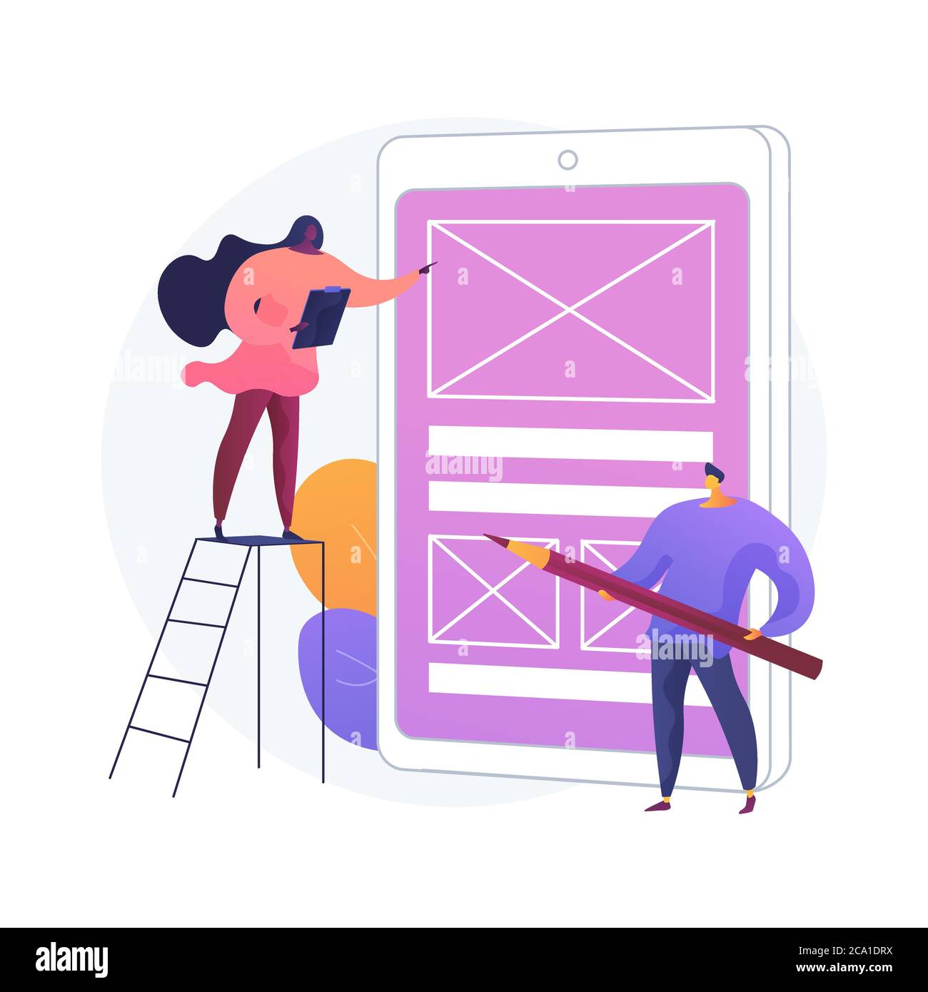 Prototyping abstract concept vector illustration Stock Vector Image ...