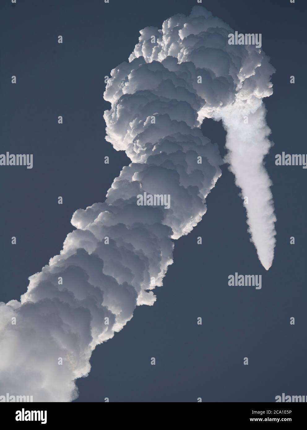 The United Launch Alliance Atlas V booster rocket carrying the NASA ...