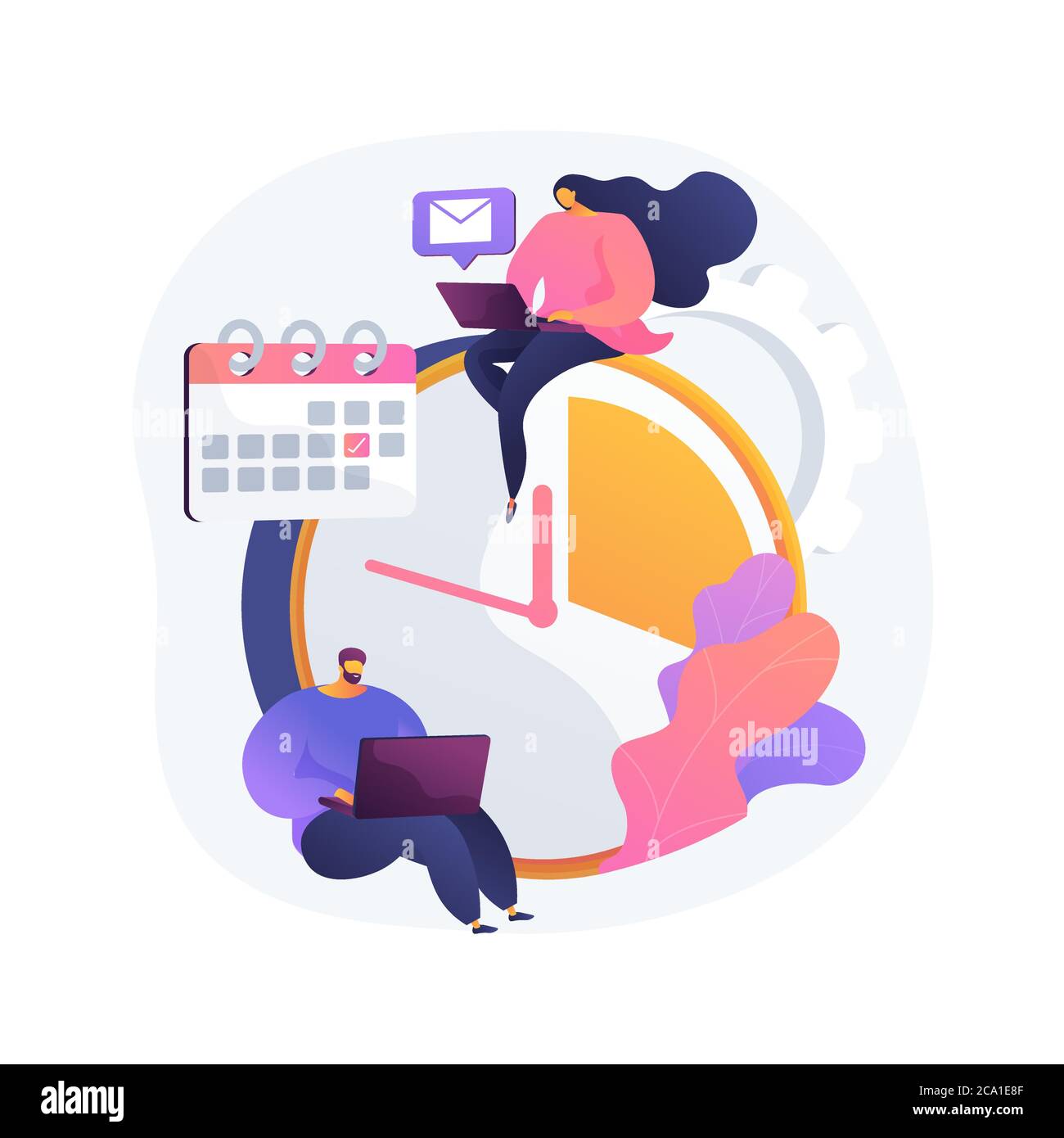 Time management tool Stock Vector Images - Alamy