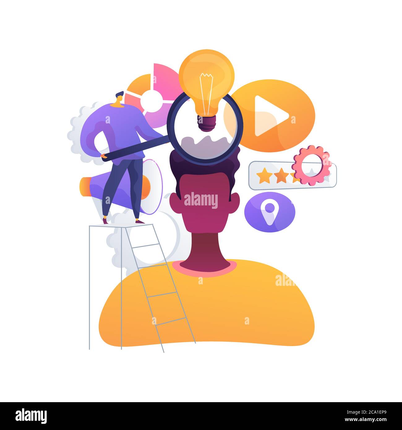 Consumer behaviour abstract concept vector illustration Stock Vector ...