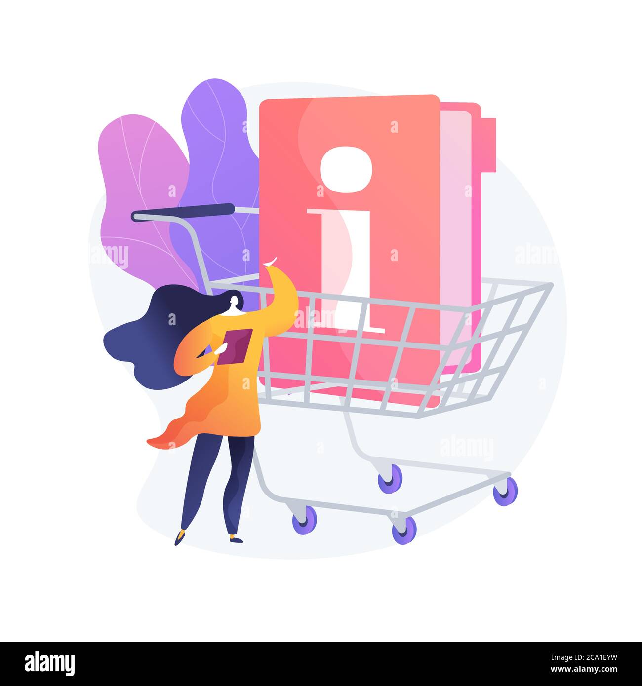 Consumer information abstract concept vector illustration Stock Vector ...