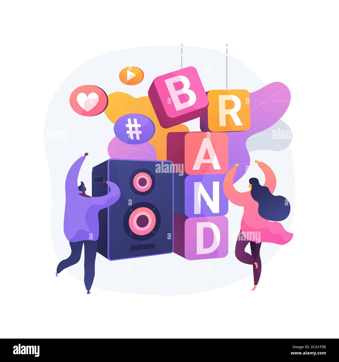 Brand event abstract concept vector illustration Stock Vector Image ...
