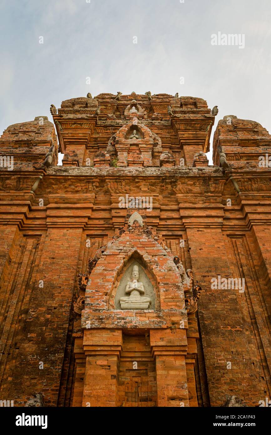 Beautiful detail of Po Klong Garai Cham temple in Phan Rang, Vietnam ...