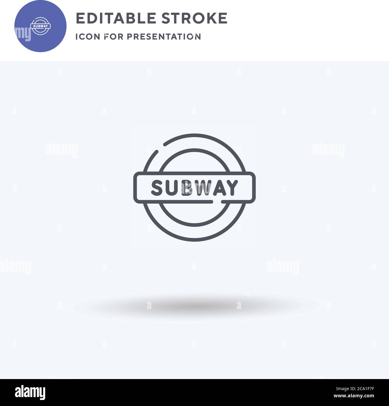 Subway icon vector, filled flat sign, solid pictogram isolated on white ...