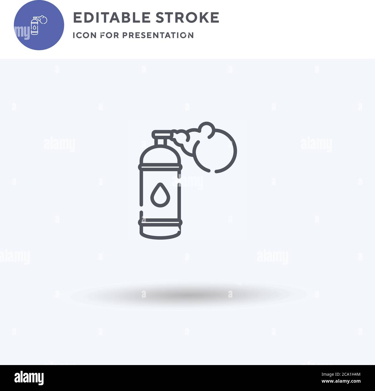 Gas icon vector, filled flat sign, solid pictogram isolated on white ...