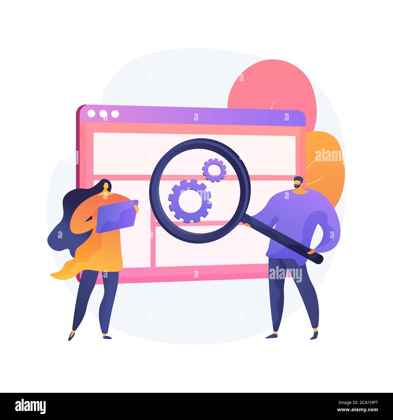 User research abstract concept vector illustration Stock Vector Image ...
