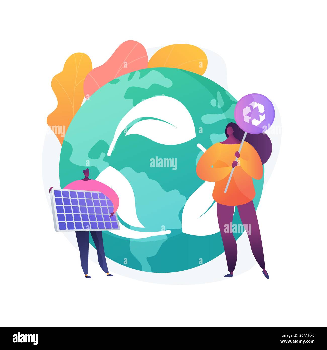 Resources protection abstract concept vector illustration Stock Vector ...