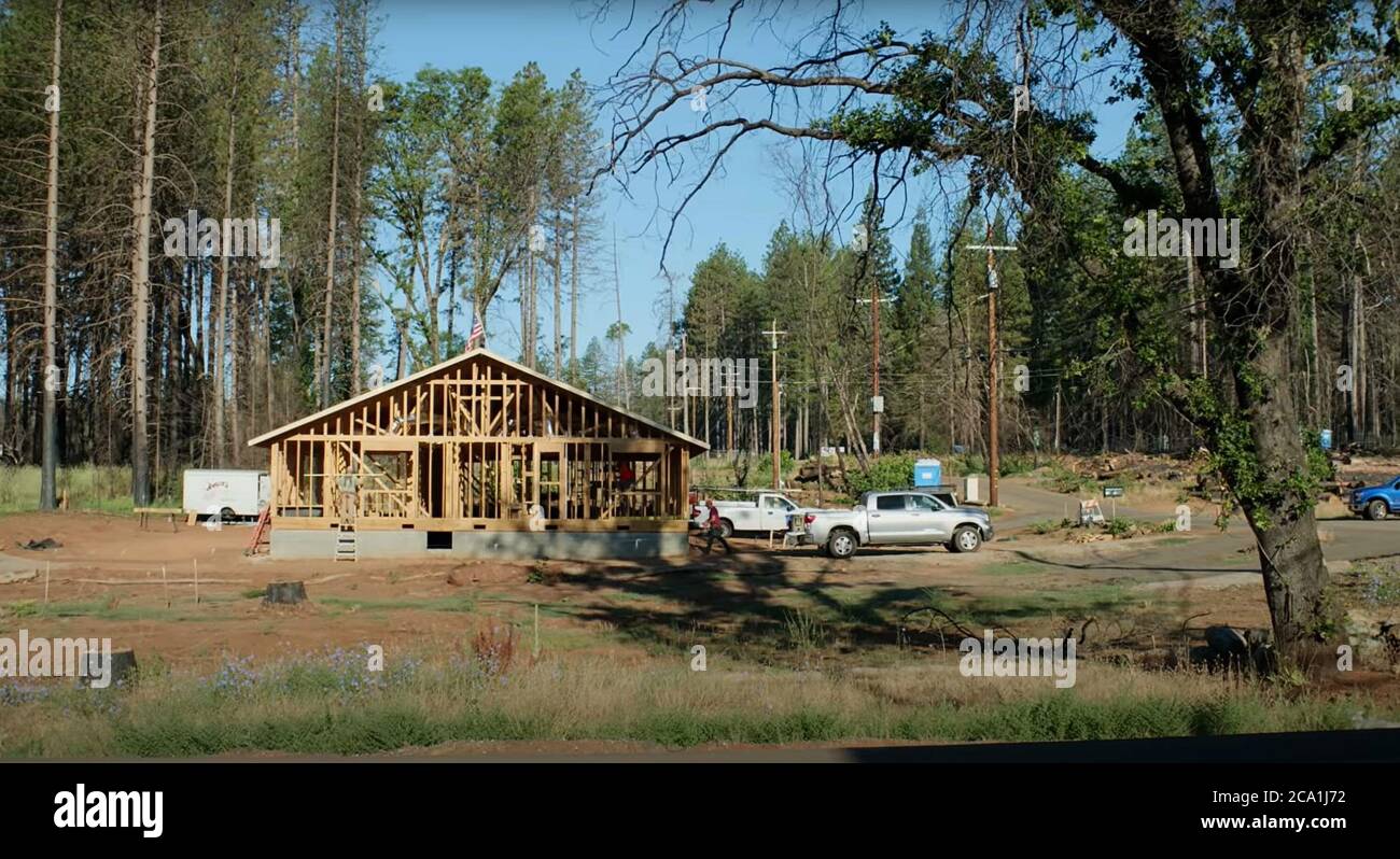 REBUILDING PARADISE, beginning to rebuild Paradise, California after ...
