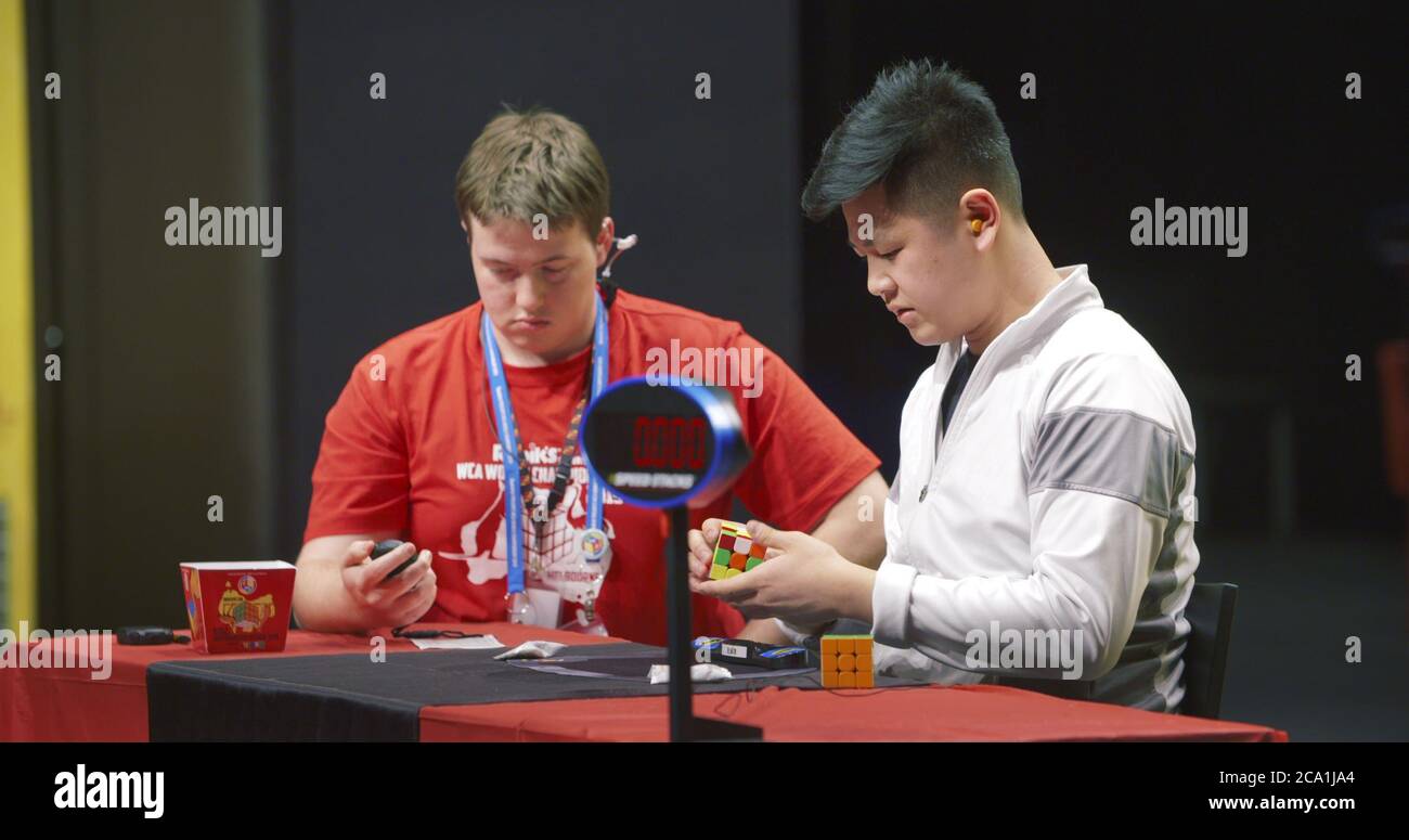 THE SPEED CUBERS, Max Park (right), 2020. © Netflix / Courtesy Everett ...
