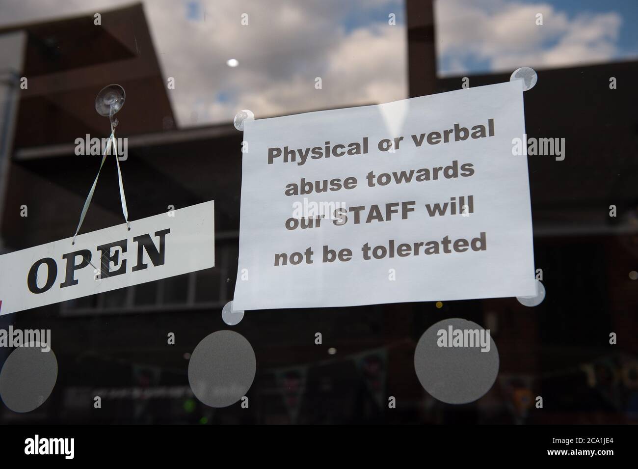 Will not be tolerated sign hi-res stock photography and images - Alamy