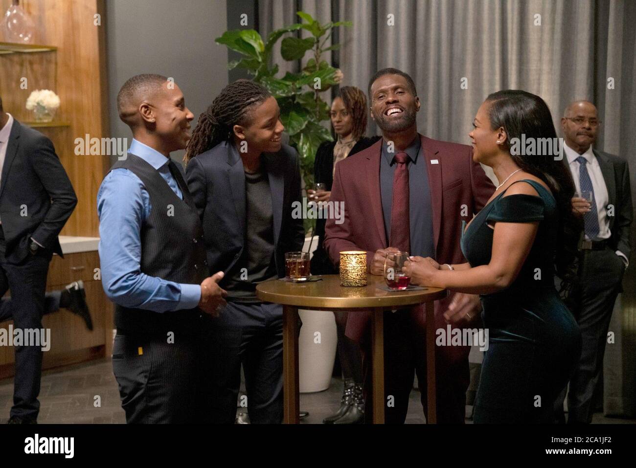 THE CHI, from left: Lena Waithe, Michael V. Epps, Curtiss Cook, Kandi ...