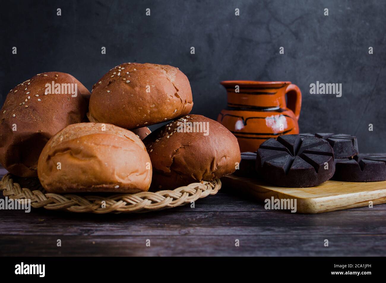 Oaxaca Bread called "Pan de Yema" or yolk bread and Hot Chocolate ...