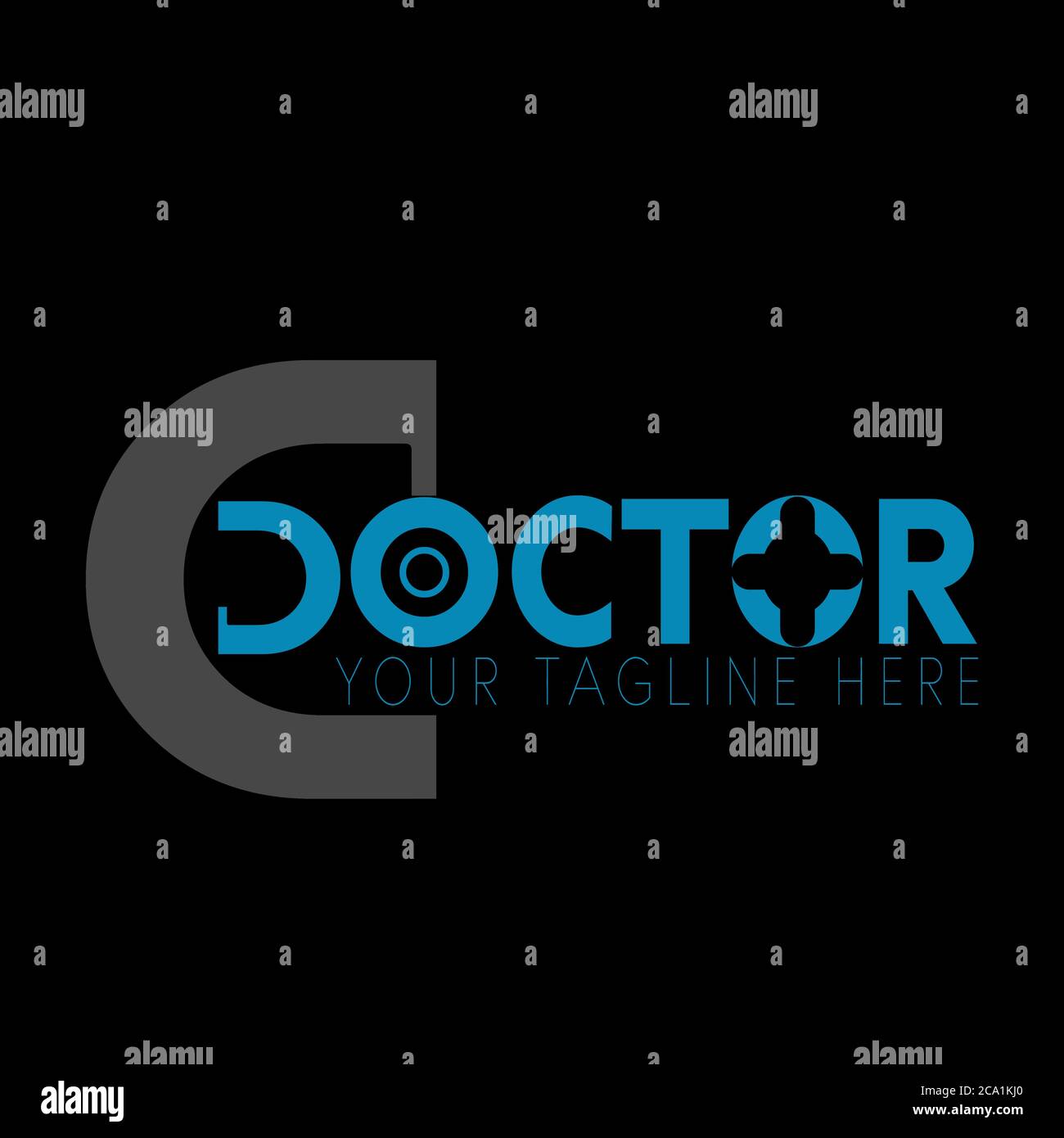 Doctor logo vector hi-res stock photography and images - Alamy